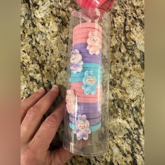 Accessories | Pastel Labubu Hair Ties Set | Poshmark